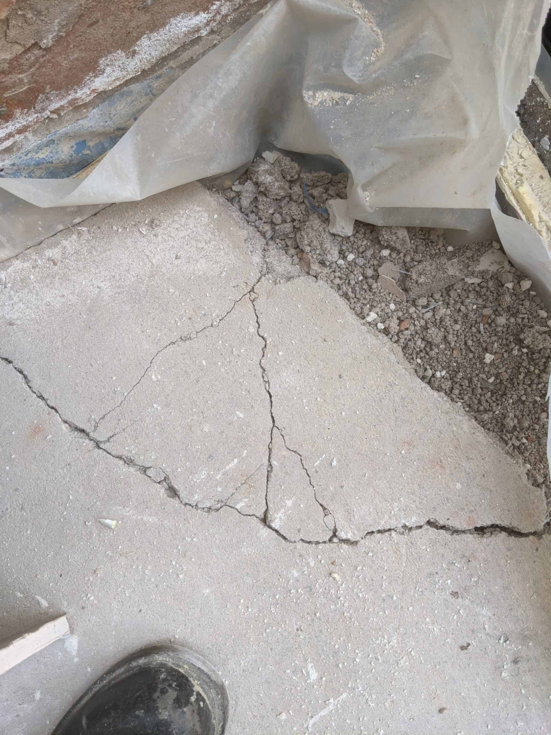 Failed Screed - Case Study - Screed Testing UK