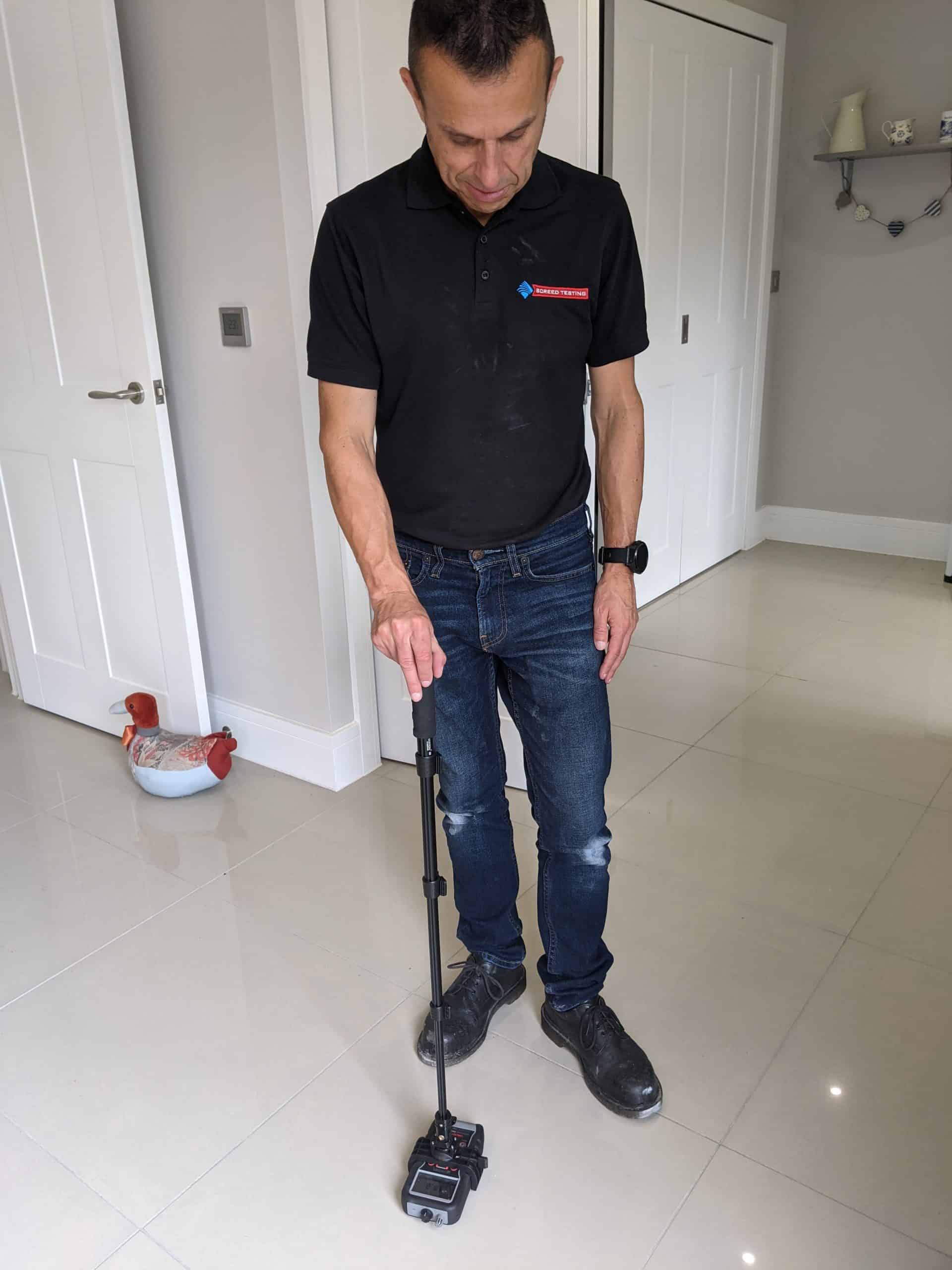 Moisture Testing With Tiles Laid? - Screed Testing UK