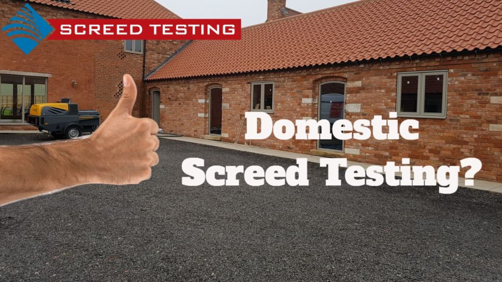 Domestic Screed Testing - Screed Testing UK